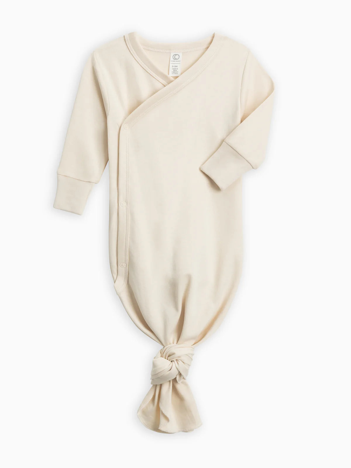 Natural Kimono Gown | Organic Knot Gown | Gender Neutral – Little ...